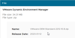 VMware Dynamic Environment Manager (DEM) 2212 – Carl Stalhood