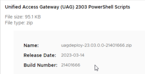 VMware Unified Access Gateway 2303 – Carl Stalhood