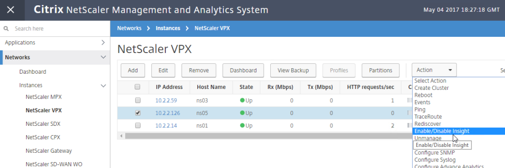 NetScaler Management and Analytics System (MAS) 12 – Carl Stalhood