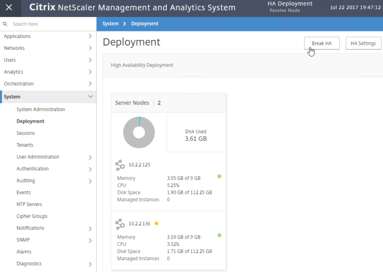 NetScaler Management and Analytics System (MAS) 12 – Carl Stalhood