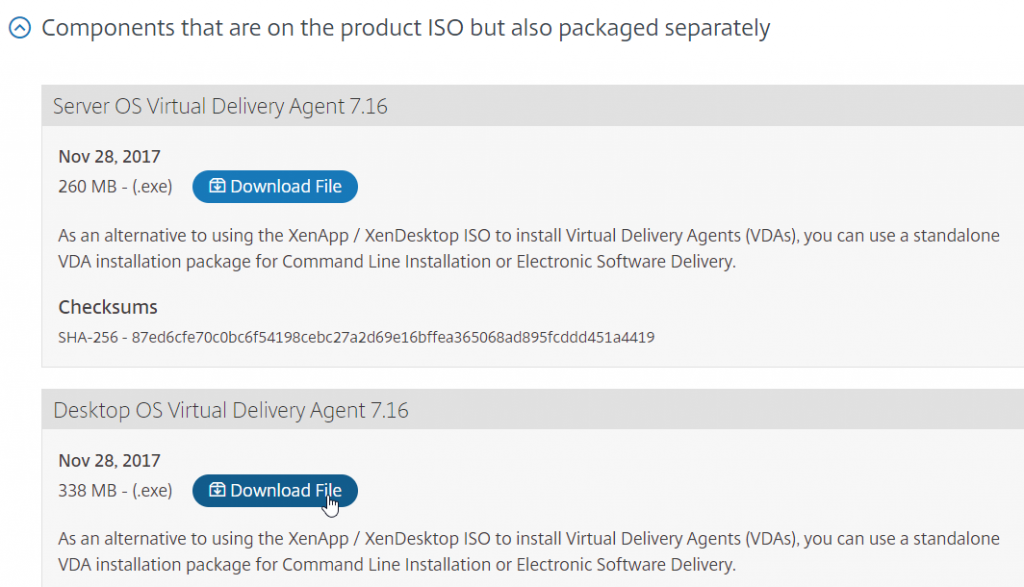 Virtual Delivery Agent (VDA) 7.16 – Carl Stalhood