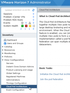 VMware Horizon 7 – Cloud Pod Architecture – Carl Stalhood