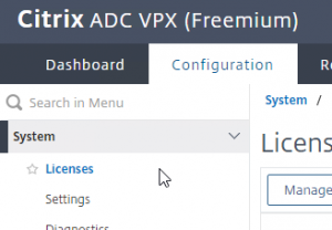 System Configuration – NetScaler 14.1 – Citrix ADC 13 – Carl Stalhood