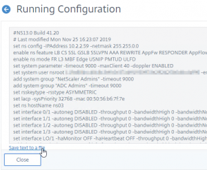 Migrate NetScaler config to new appliances – Carl Stalhood