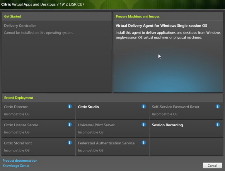 Citrix Virtual Delivery Agent (VDA) 1912 LTSR CU7 – Carl Stalhood