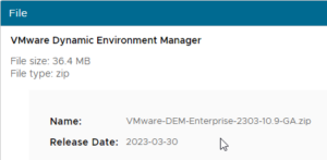 VMware Dynamic Environment Manager (DEM) 2303 – Carl Stalhood