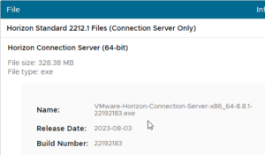 VMware Horizon Connection Server 2312.1 (8.12.1) – Carl Stalhood