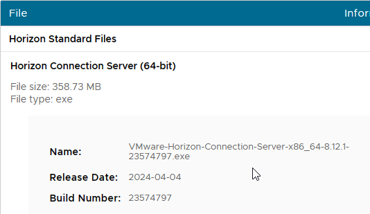 VMware Horizon Connection Server 2312.1 (8.12.1) – Carl Stalhood