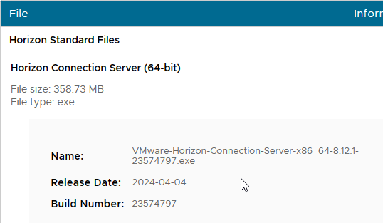 VMware Horizon Connection Server 2312.1 (8.12.1) – Carl Stalhood