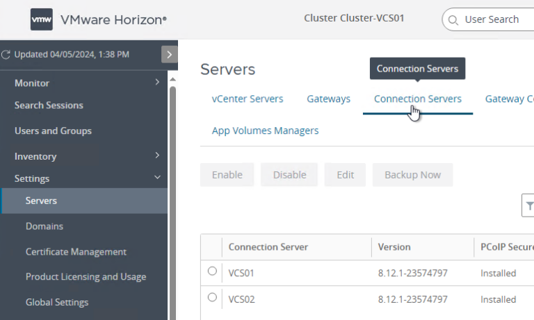 VMware Horizon Connection Server 2312.1 (8.12.1) – Carl Stalhood