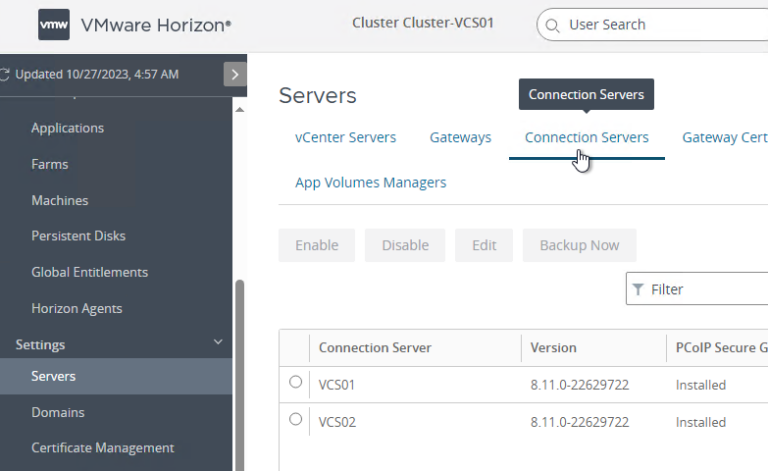VMware Horizon Connection Server 2309 (8.11) – Carl Stalhood