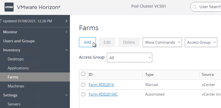 Omnissa Horizon 8: RDS Farms/Pools – Carl Stalhood