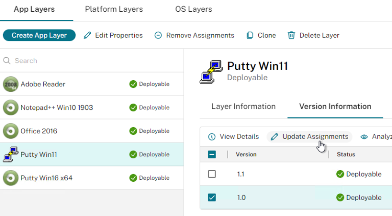 App Layering – App Layers, Image Templates, and Publishing – Carl Stalhood