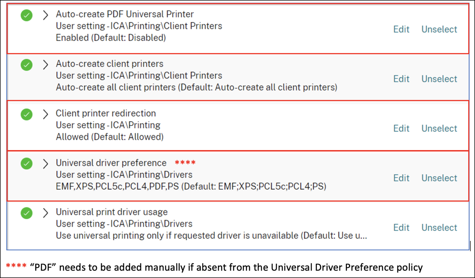 Citrix Policy Settings – Carl Stalhood